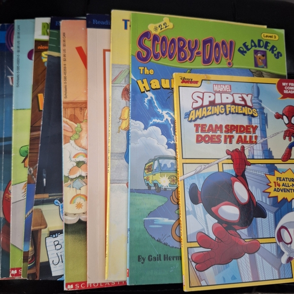 Toys | Childrens Reading Book Collection With Scoobydoo And Spidey ...